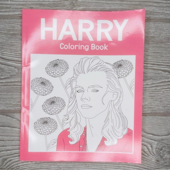Office | New Rare Harry Styles Coloring Book Cartoon Style Book | Poshmark